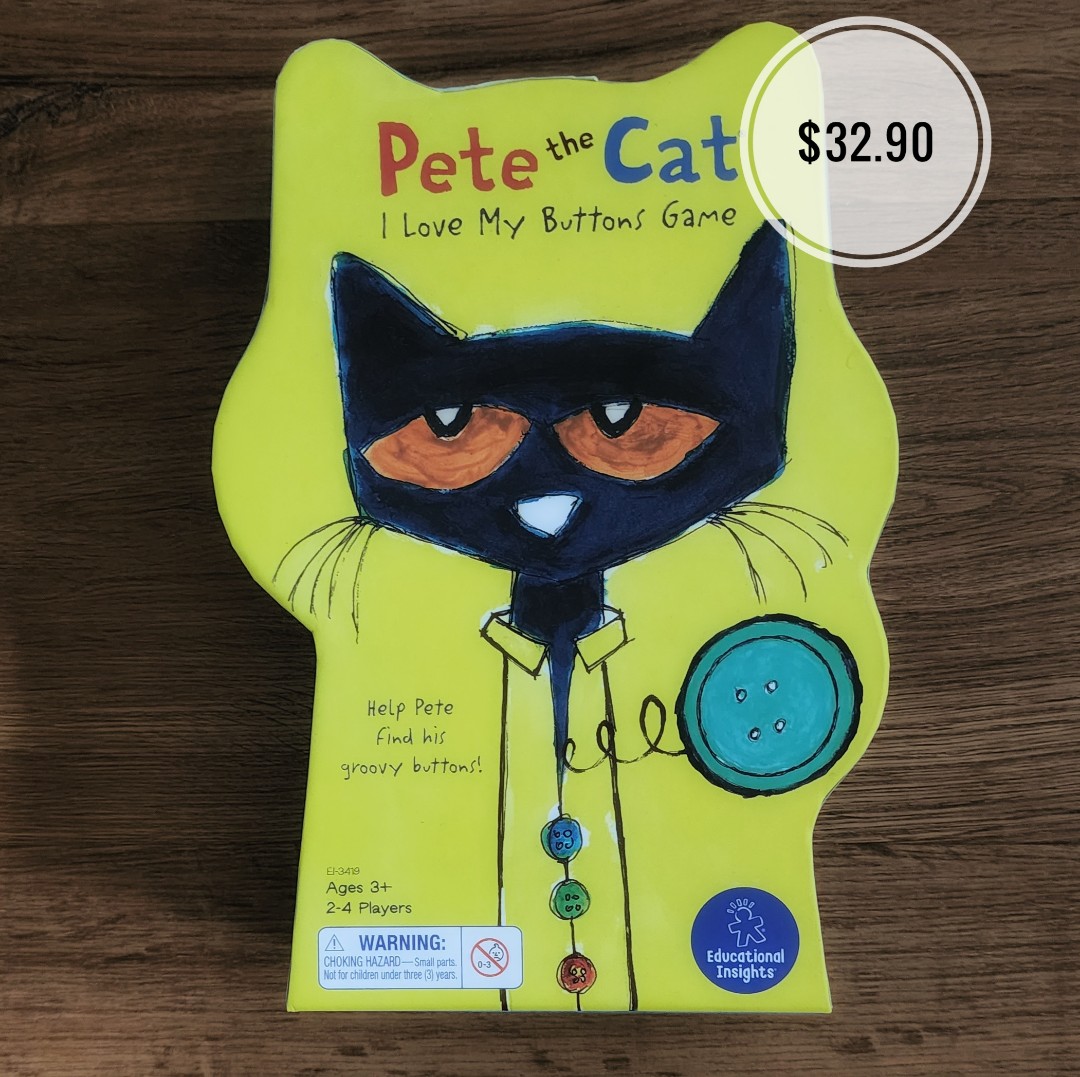 Pete the Cat I Love My Buttons Game, Hobbies & Toys, Toys & Games on ...