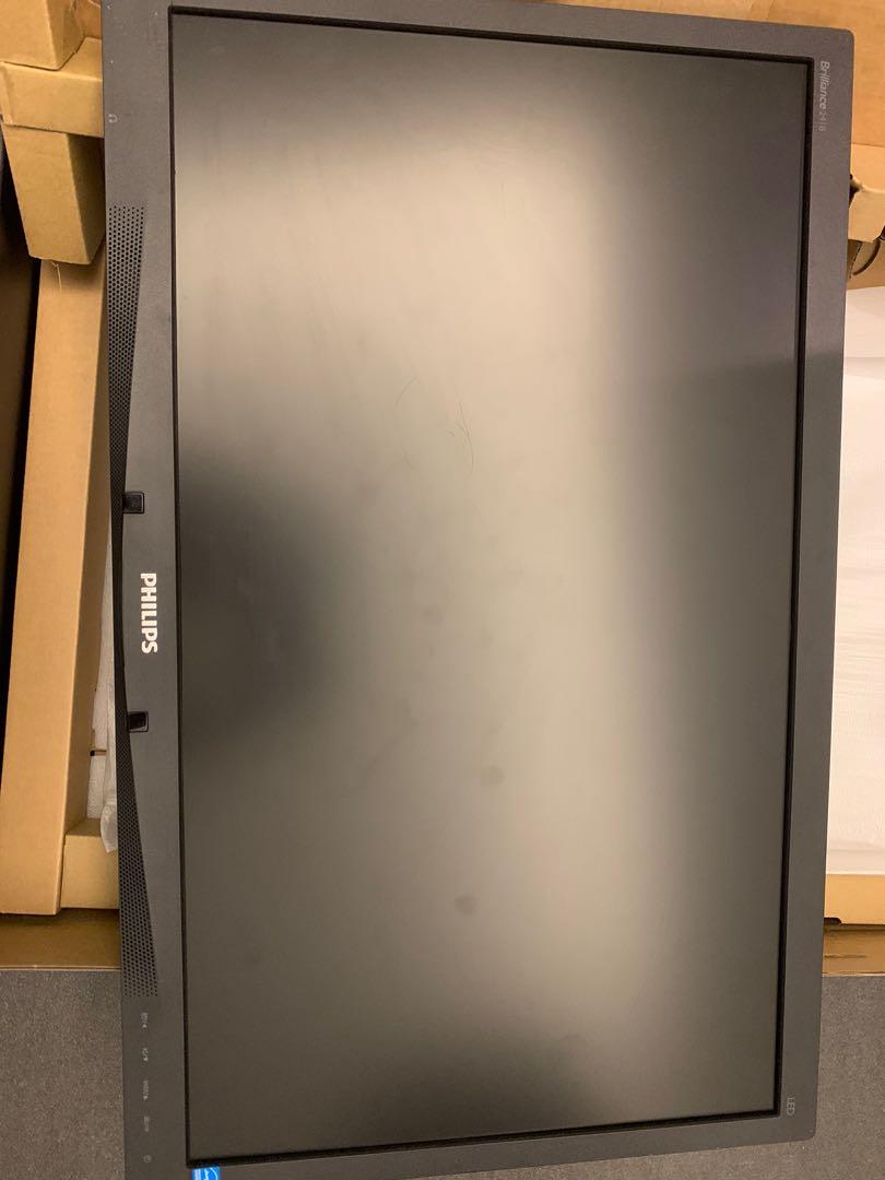 Philips Brilliance 241B monitor 24 inch, 電腦＆科技, 電腦周邊及配件, 電子屏幕 - Carousell