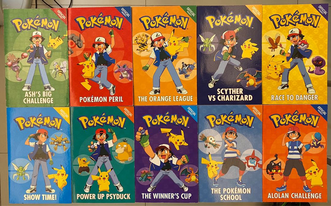 Pokémon book set - Orchard, 興趣及遊戲, 書本 & 文具, 小說 & 故事書 - Carousell
