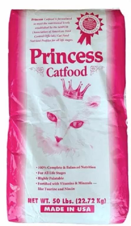 Princess Catfood Dry Cat Food for All-Stages - Fish Meal, Pet Supplies ...