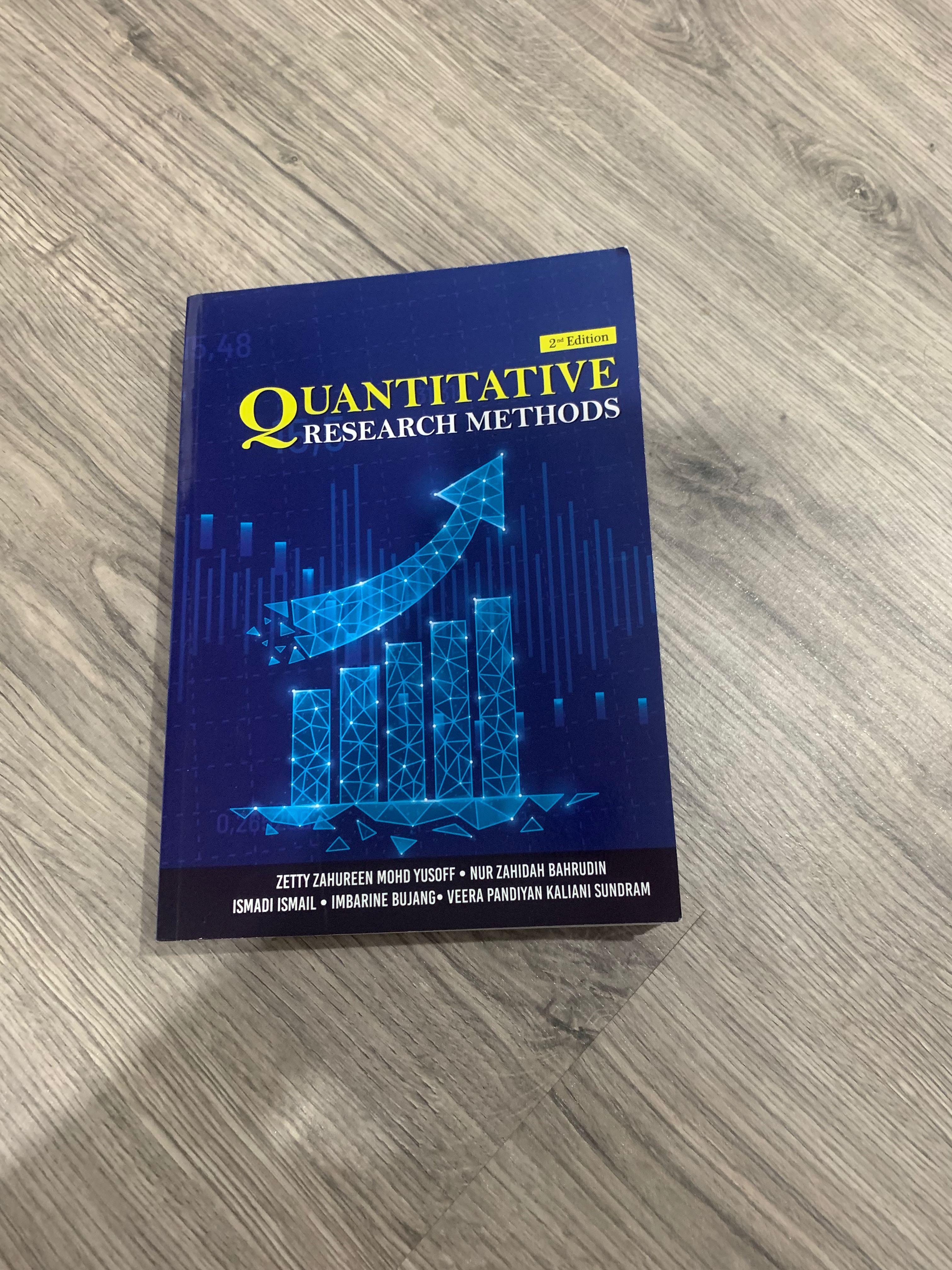 QUANTITATIVE RESEARCH METHODS, Hobbies & Toys, Books & Magazines ...