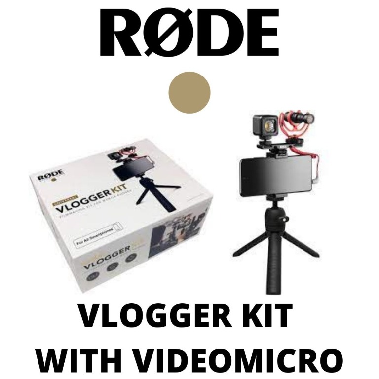 RODE VLOGGER KIT WITH VIDEOMICRO, Audio, Microphones on Carousell