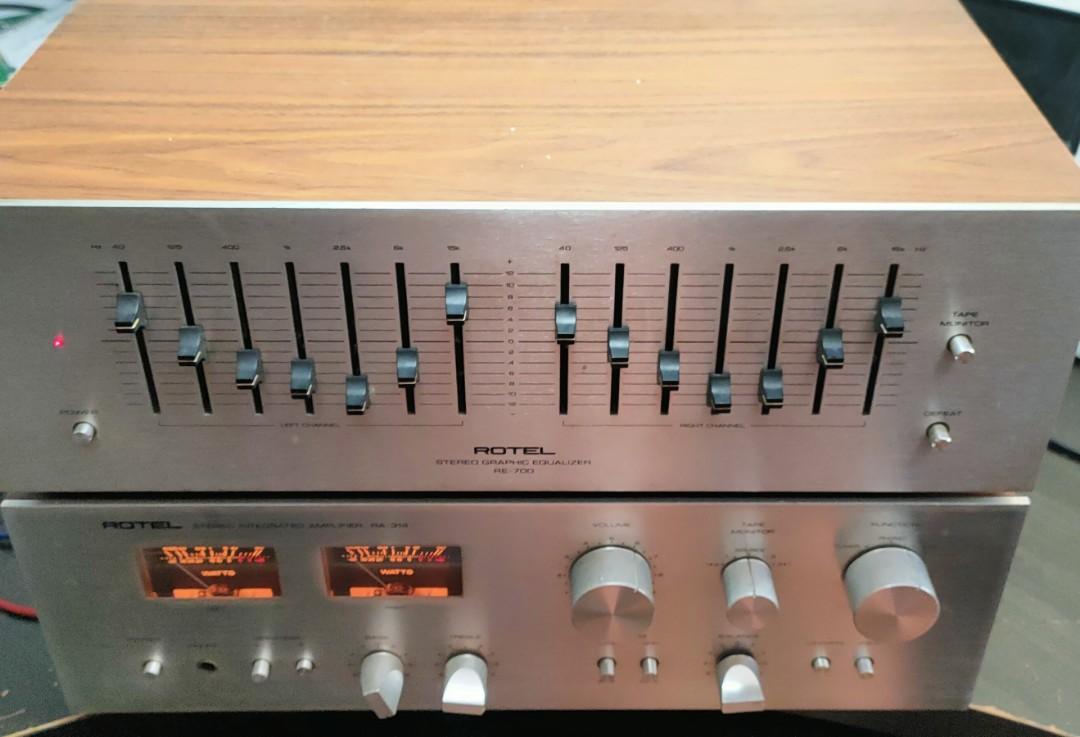 Rotel Amplifier & Equalizer RA-314 RE-700, Audio, Soundbars, Speakers ...