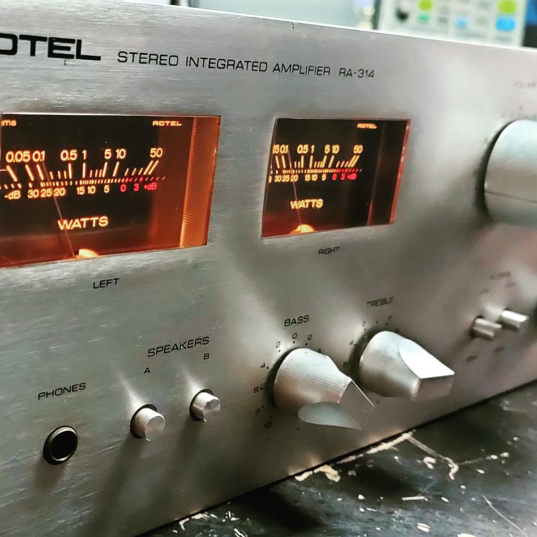 Rotel Amplifier & Equalizer RA-314 RE-700, Audio, Soundbars, Speakers ...