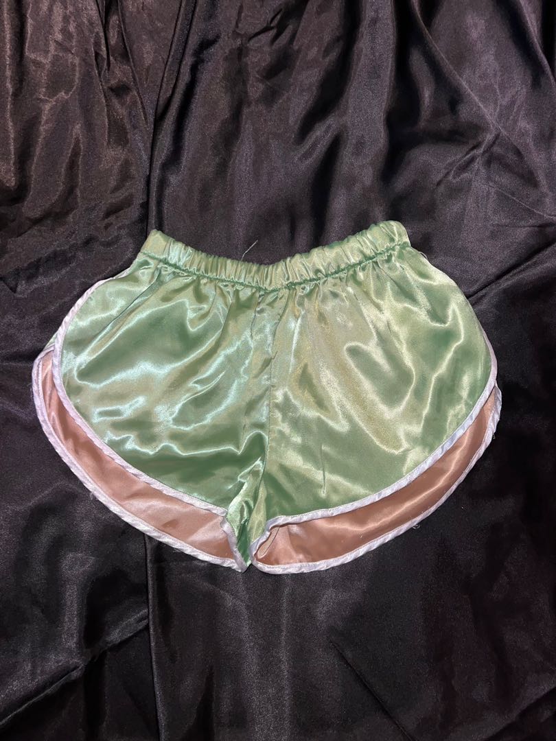 Satin Sprinter Running Shorts with Sexy Split Side, Men's Fashion ...