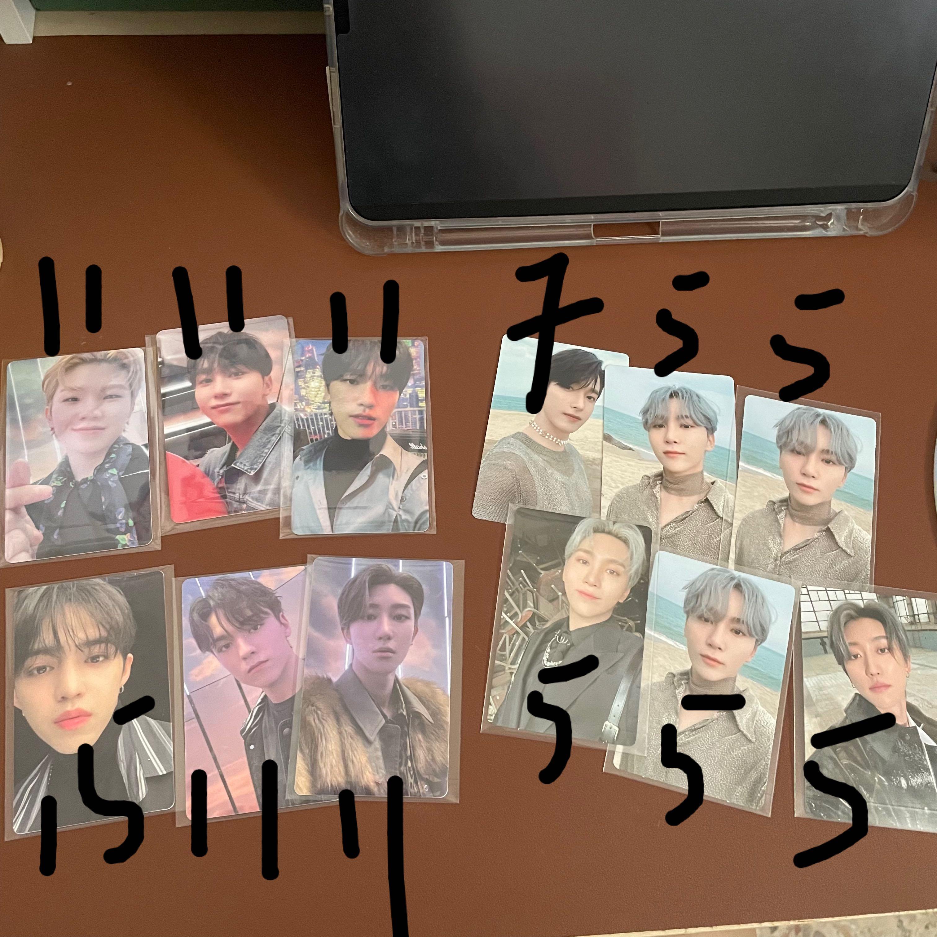 Seventeen Attaca photocards, lucky draw fansite, Hobbies & Toys ...