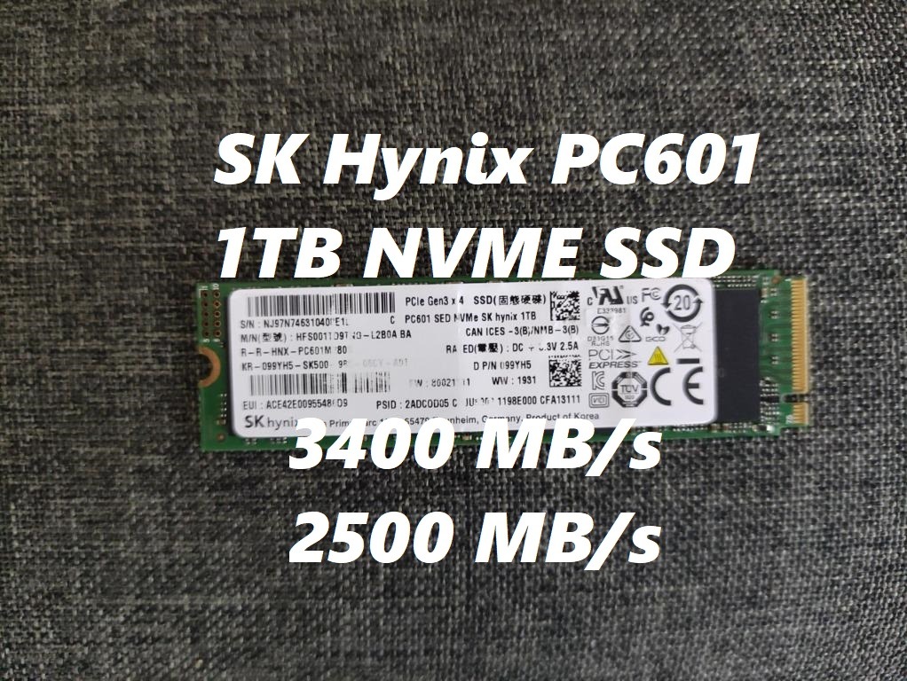 SK Hynix PC601 1TB NVME SSD, Computers & Tech, Parts & Accessories, Hard Disks & Thumbdrives on ...