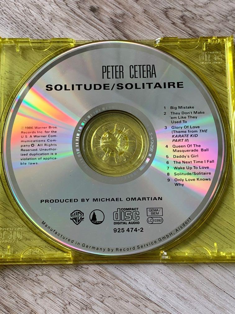Solitude/Solitaire ~ Peter Cetera (Made In Germany), Hobbies & Toys, Music & Media, CDs & DVDs ...