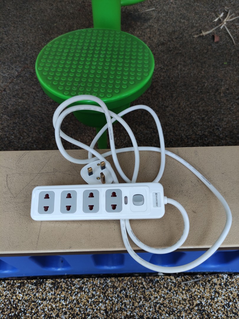 SoundTech 2 Pin 4 Way Extension Cord (2 Meters Cable), Computers & Tech ...