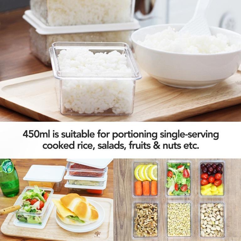 Stackable Food Portioning Storage Container for Fridge EPL0050 ...