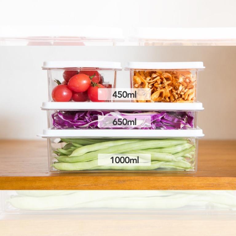 Stackable Food Portioning Storage Container for Fridge EPL0050 ...