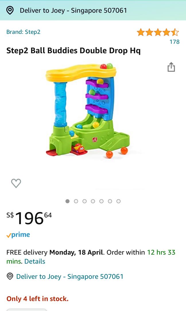 Step 2 Ball Buddies Double Drop, Hobbies & Toys, Toys & Games on Carousell