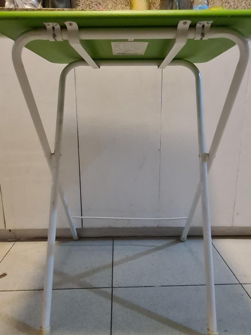 Sturdy study table solid wood folding table, Furniture & Home Living ...