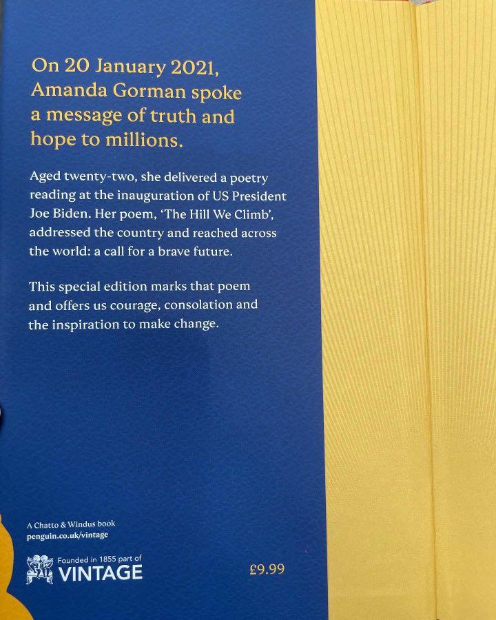 The Hill We Climb : An Inaugural Poem By Amanda Gorman, Hobbies & Toys ...