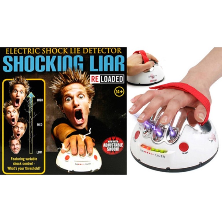 The Truth Machine: Electric Shock Lie Detector. Find Out Who's Telling ...