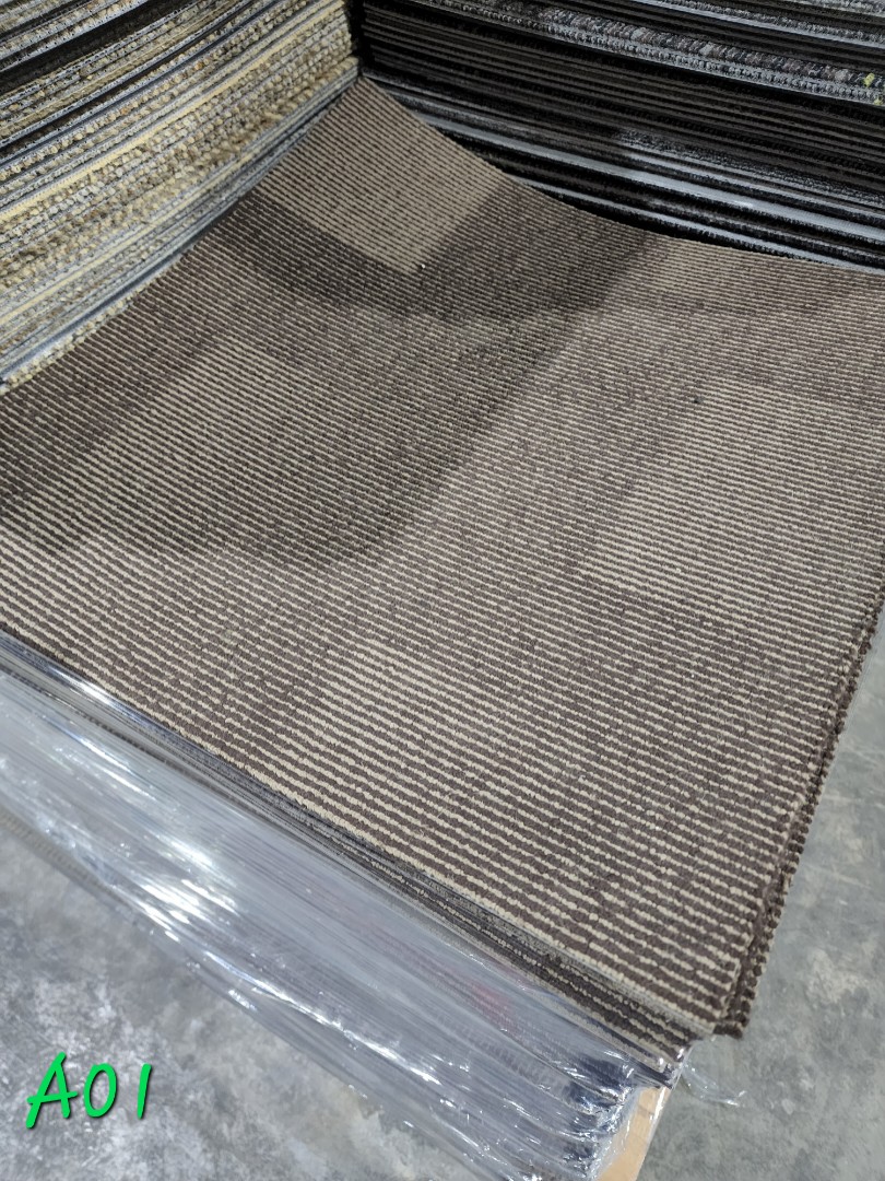 Used Office Commercial Heavy Duty Carpet Tiles 50x50cm, Furniture ...