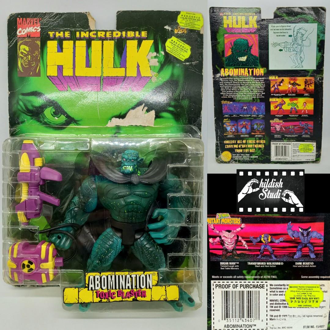 Vintage 1996 ABOMINATION With Toxic Blaster Action Figure, Hobbies ...