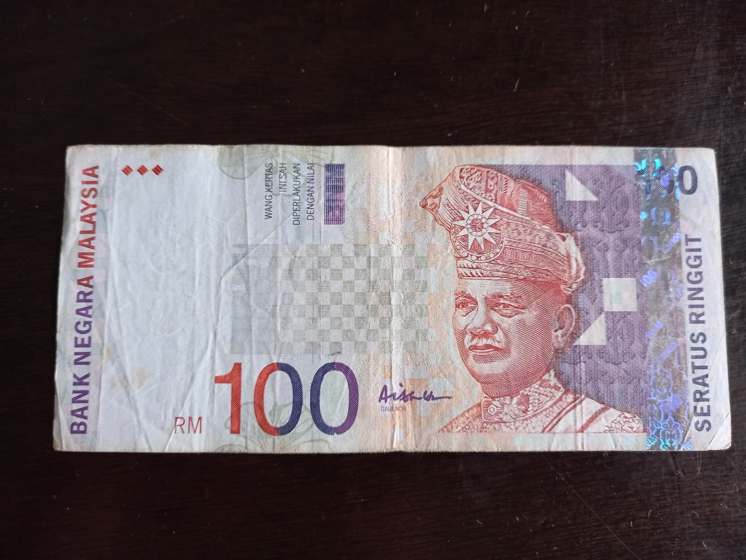 Wang Lama Malaysia RM100 Old Banknote, Hobbies & Toys, Collectibles ...