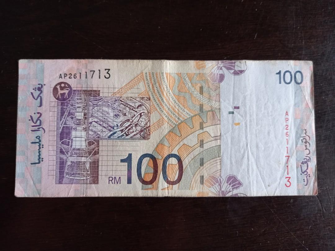 Wang Lama Malaysia RM100 Old Banknote, Hobbies & Toys, Collectibles ...