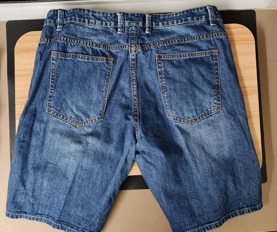 [Wardrobe Clearance Sale] Padini Authentic Denim Shorts in Navy Blue ...