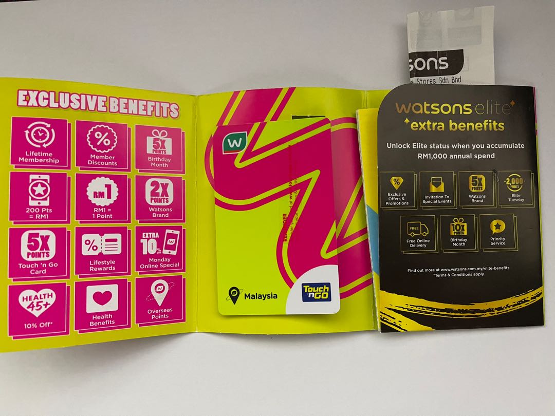 Watson Touch and Go Card with RM30 value., Everything Else on Carousell