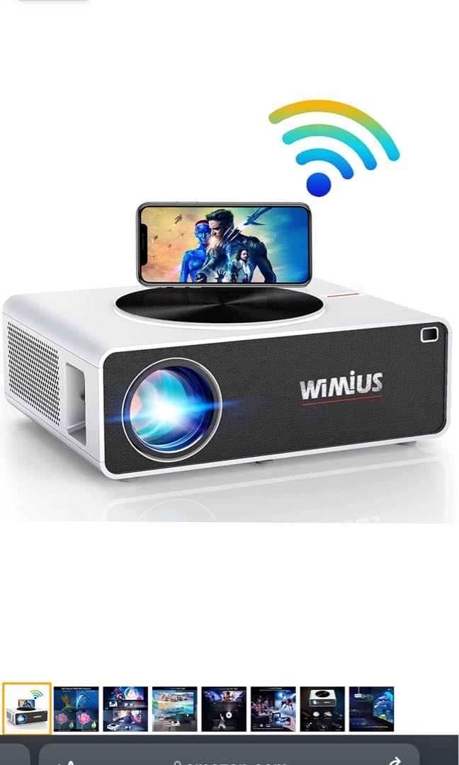 WIMUS K3 WIFI PROJECTOR, TV & Home Appliances, TV & Entertainment ...