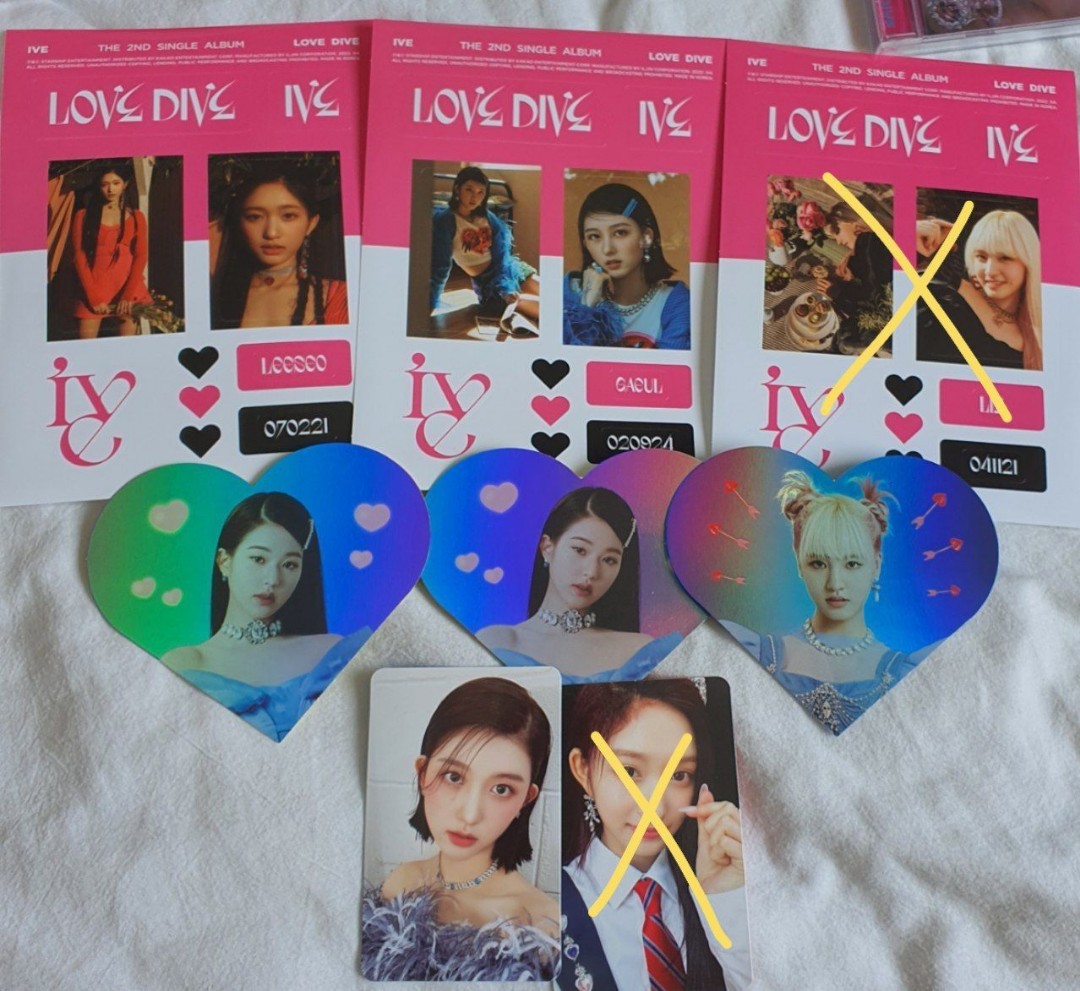 Wtt love dive album inserts pc, Hobbies & Toys, Memorabilia ...