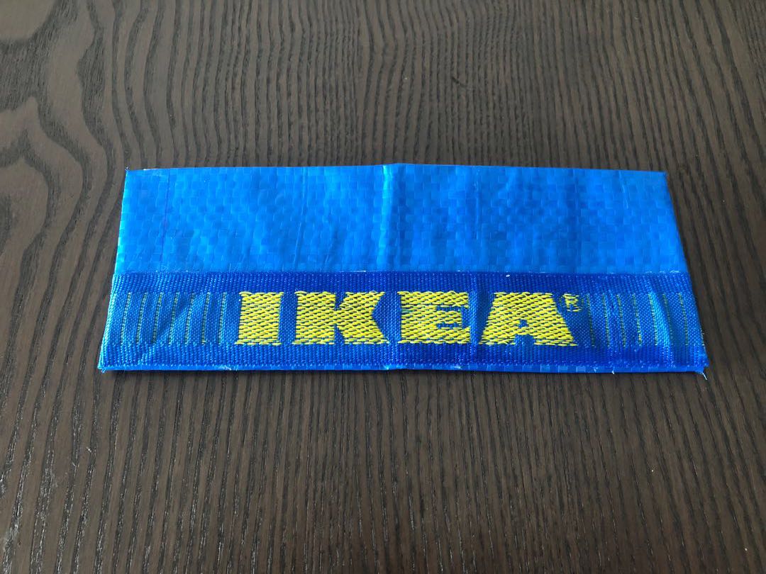 100% handmade mini wallet all weather-proof made from IKEA bag, Men's ...