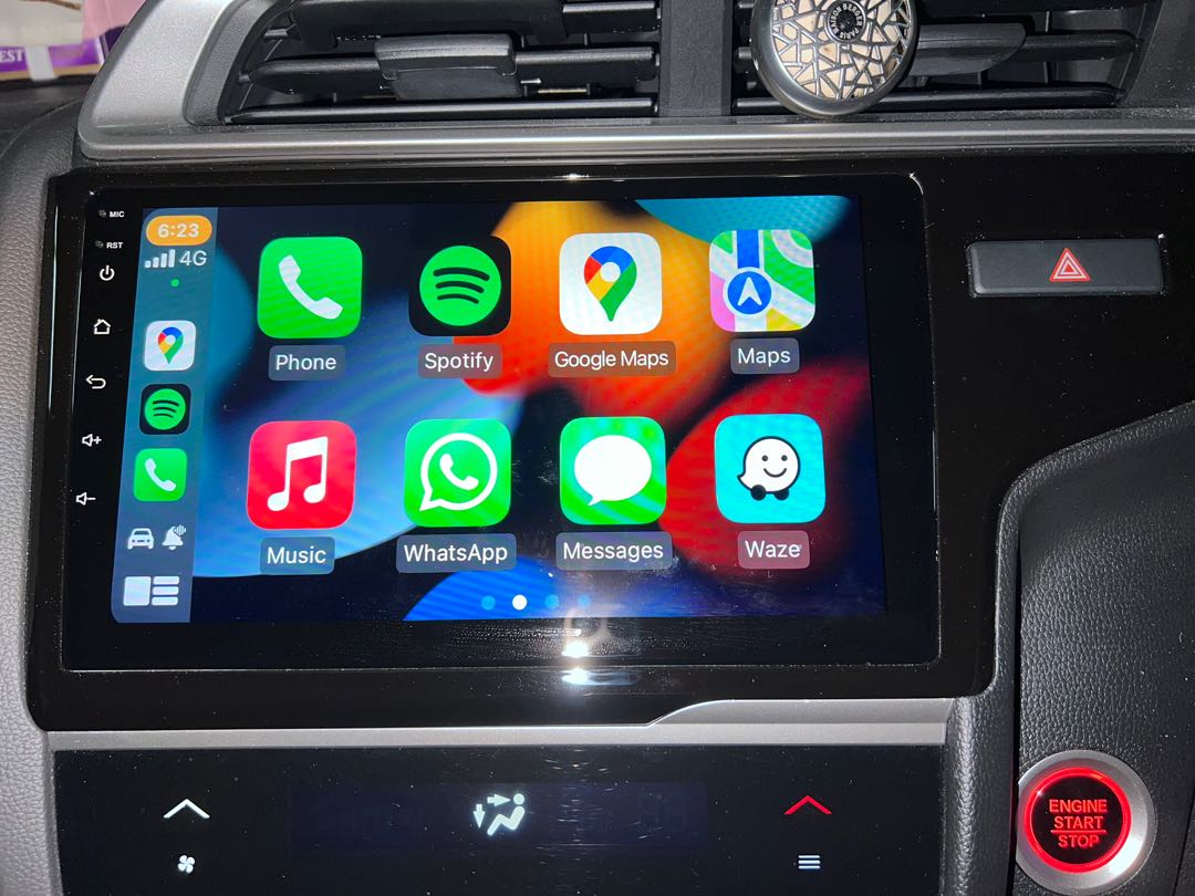 9” android HU for Honda Jazz GK5 3rd gen, Car Accessories, Electronics ...