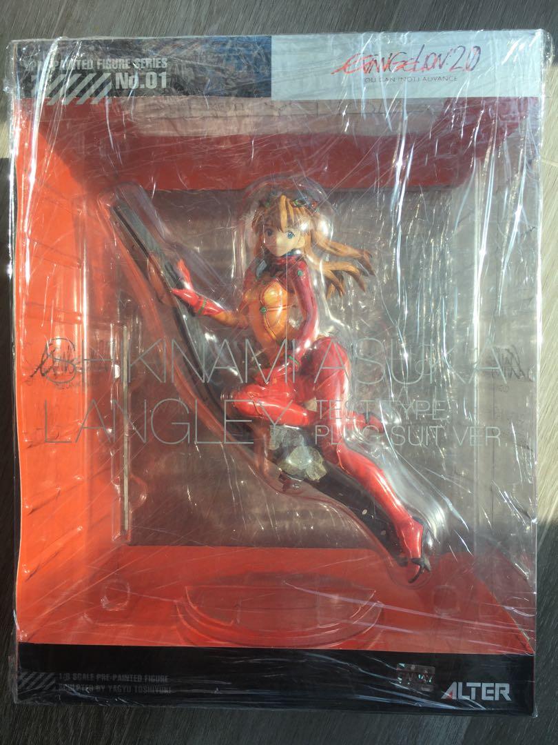 絕版 Alter Eva EVANGELION Asuka 明日香 test ver. PVC figure scale 1/8 GSC ...