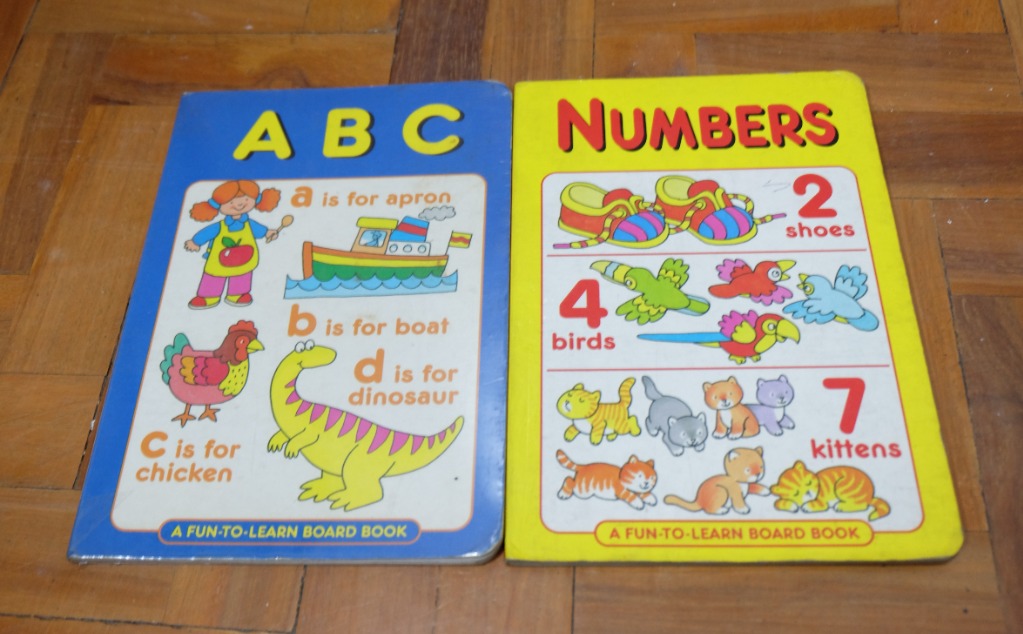 ABC and Numbers Board Book, Hobbies & Toys, Books & Magazines, Children ...