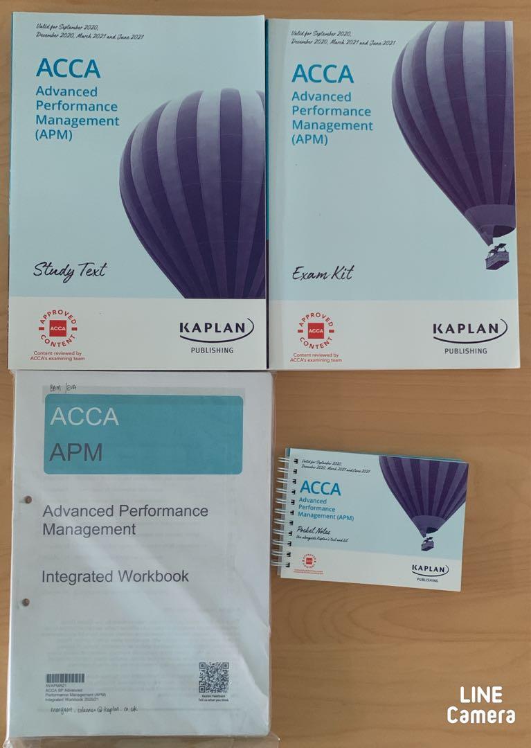 ACCA APM Kaplan Fullset, Hobbies & Toys, Books & Magazines, Assessment ...