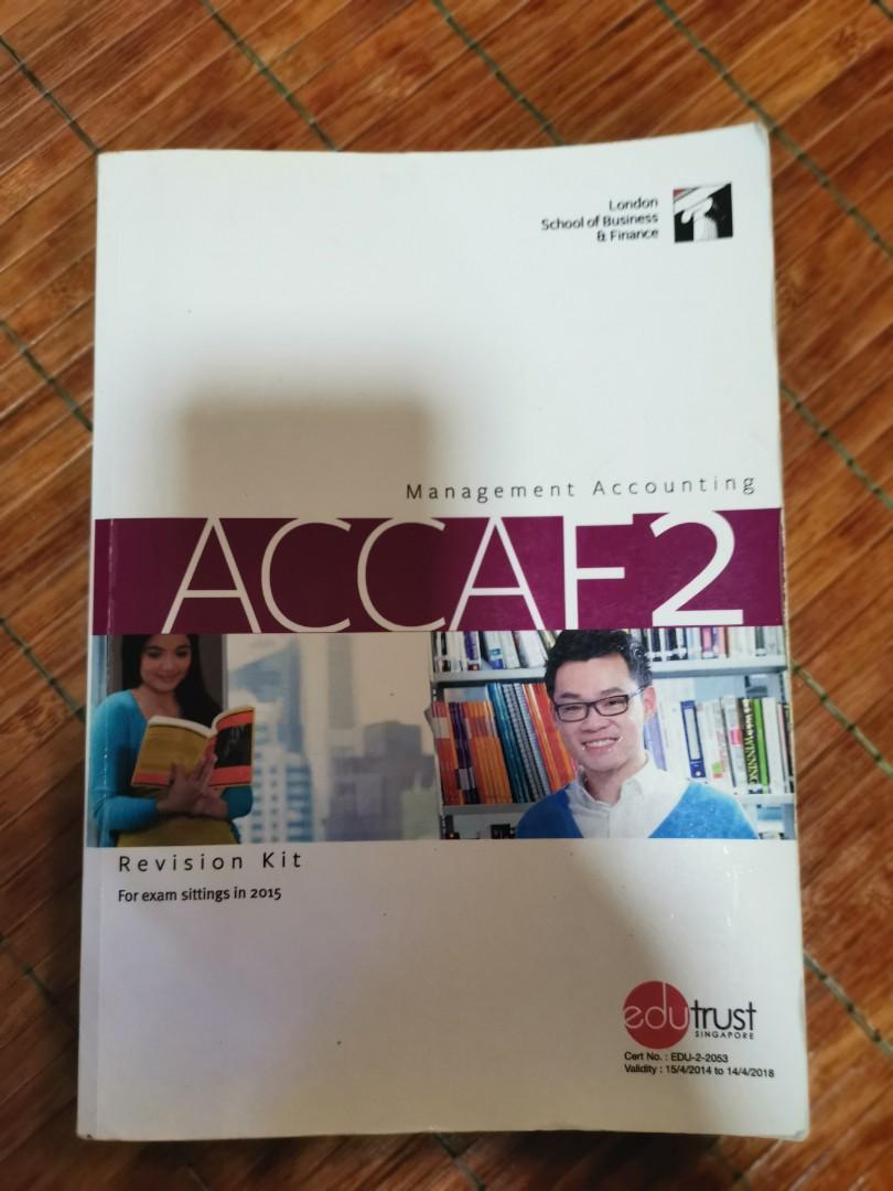 ACCA F1, F2, F3 Books, Hobbies & Toys, Books & Magazines, Assessment ...
