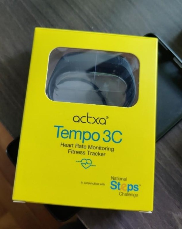 Actxa Tempo 3C Heart Rate Monitoring Fitness Tracker HPB Healthy 365 Chargeable Fitbit Watch ...
