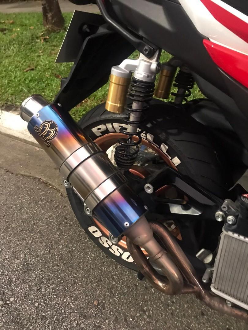 Aerox v1 SP tadao pipe, Motorcycles, Motorcycle Accessories on Carousell