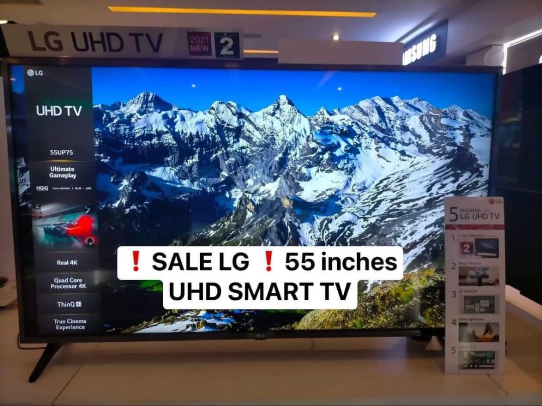 All brands of 55 inches 4k Uhd Smart and Google Tv, TV & Home ...