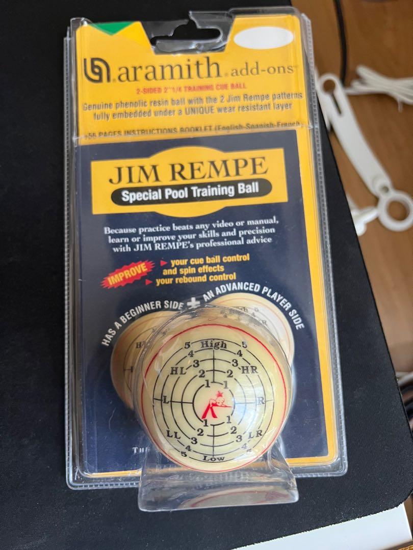 Aramith Jim Rempe training Cue Ball for pool, Sports Equipment, Sports ...