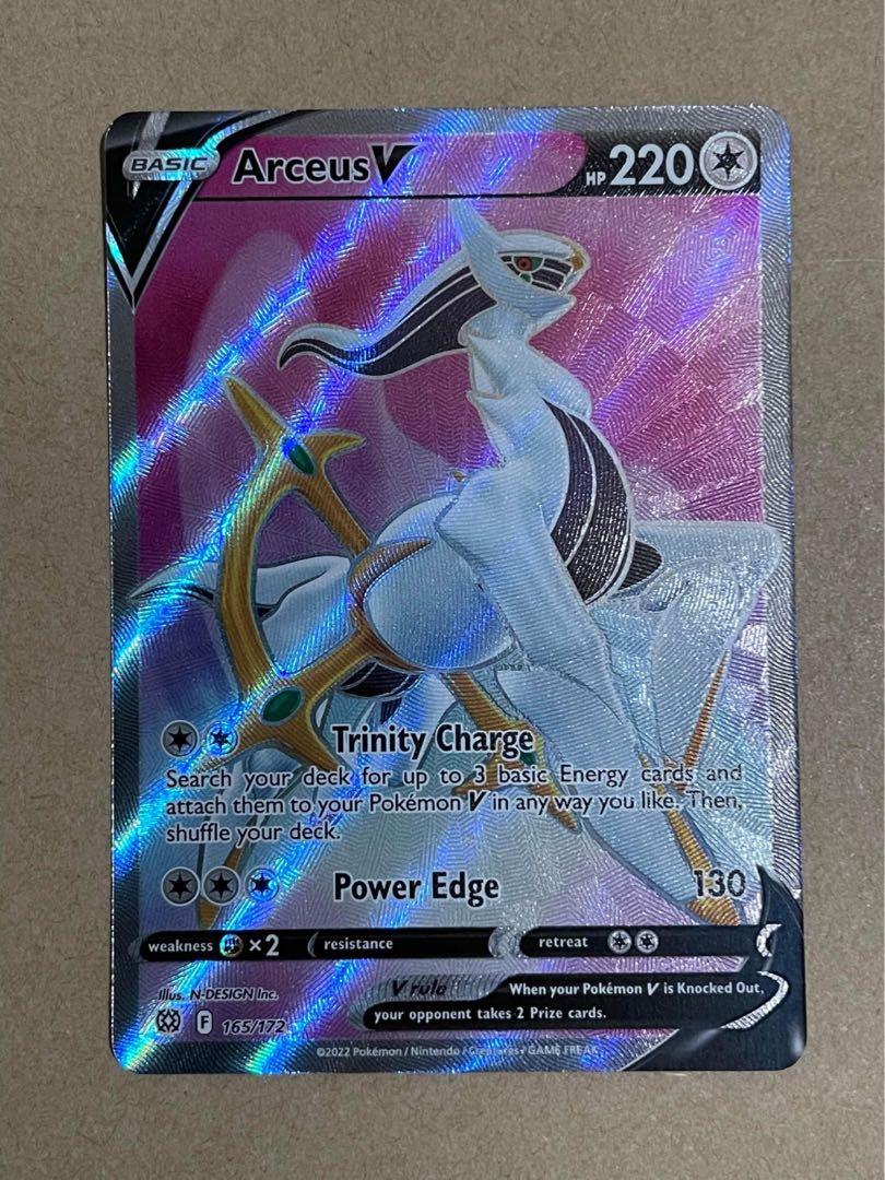 Arceus V - 165/172 - Full Art Ultra Rare (Brilliant Stars), Hobbies ...