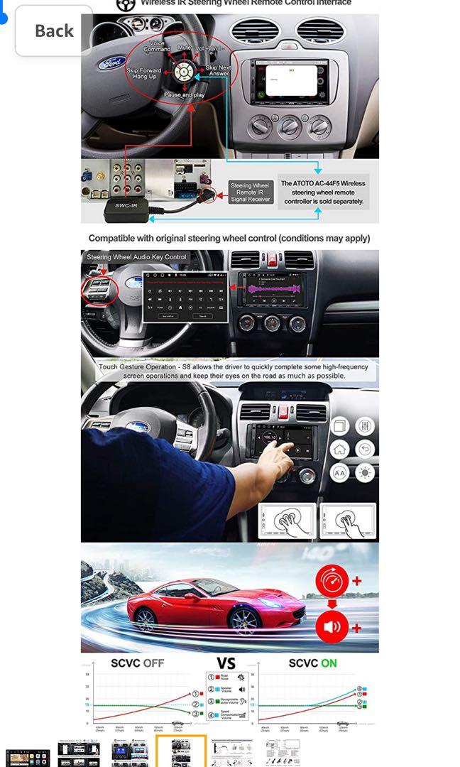 ATOTO S8 Standard 7 inch Double-DIN Car Stereo Android in-Dash ...