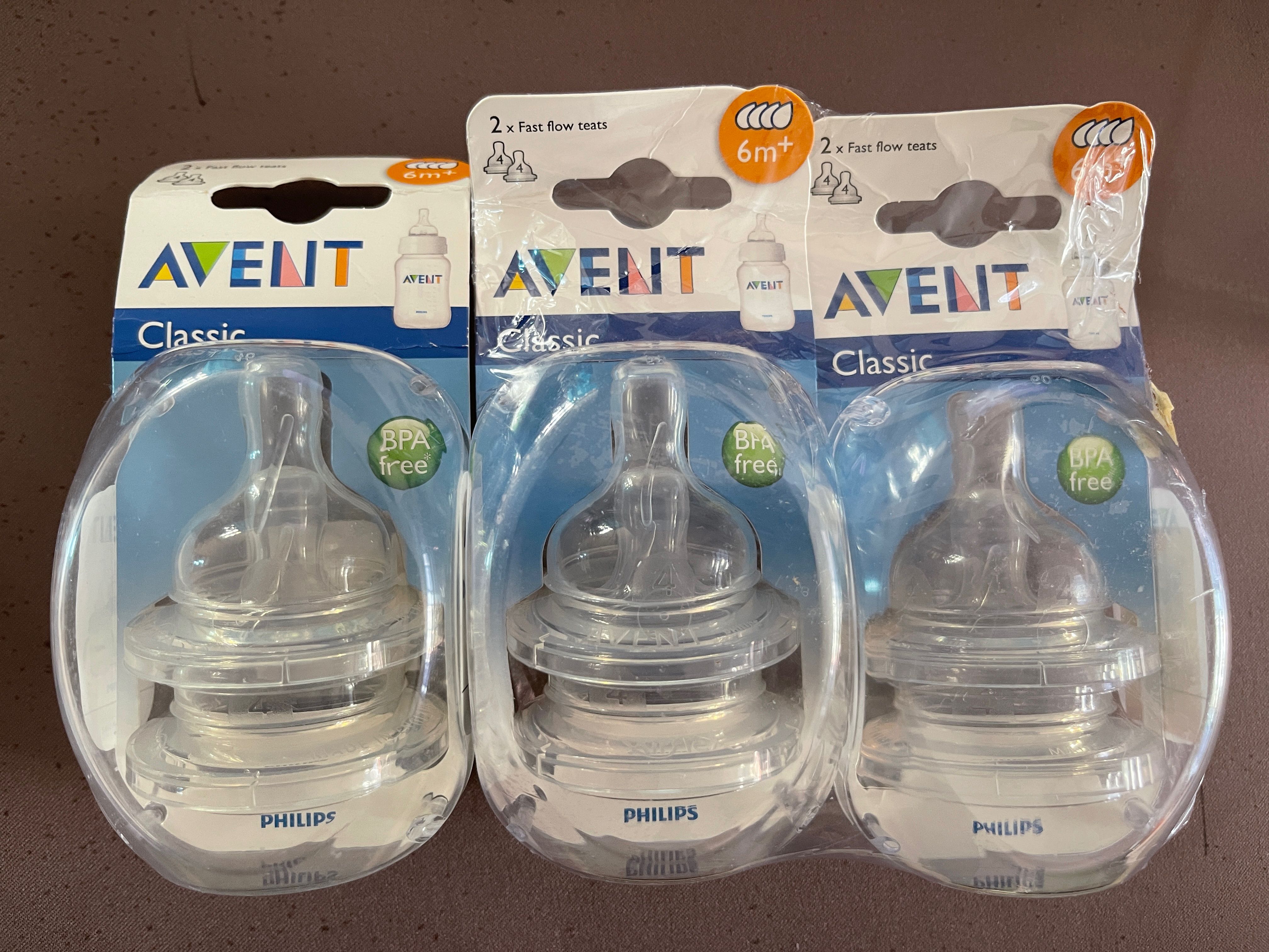 Avent Classic Teats 6m, Babies & Kids, Nursing & Feeding, Breastfeeding ...