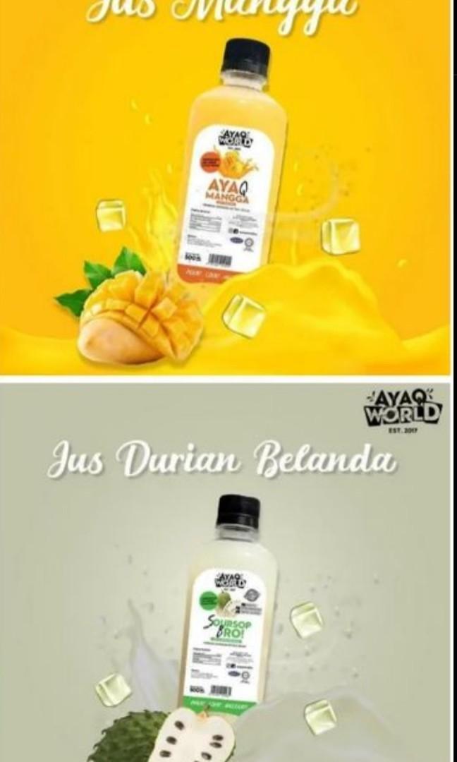AYAQ WORLD Famous Juices, Food & Drinks, Beverages on Carousell