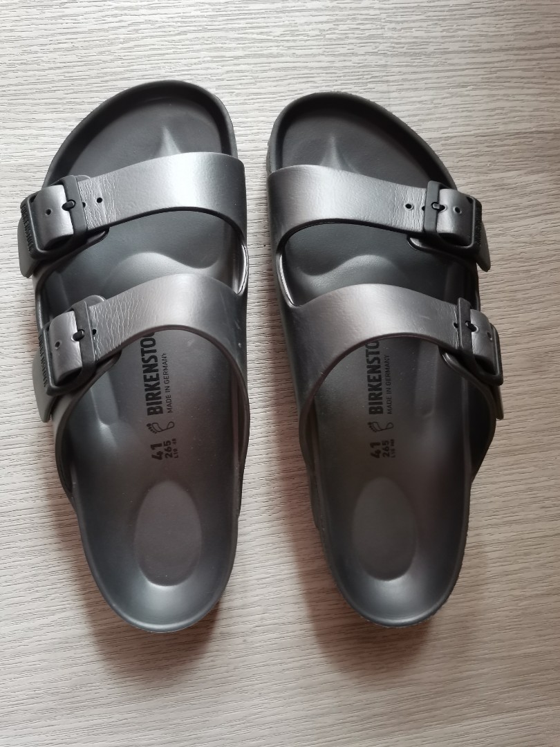Birks arizona eva (anthracite) 41, Women's Fashion, Footwear, Sandals ...