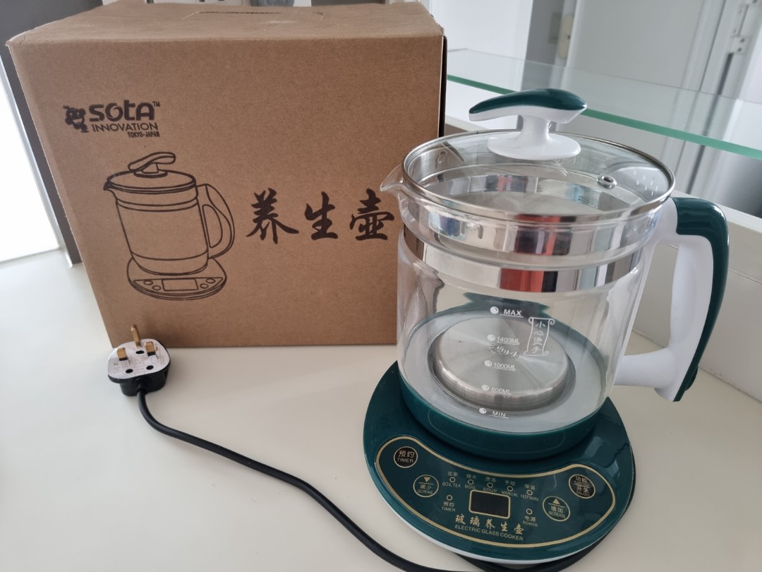 BNIB SOTA Innovation Multi Glass Cooker, TV & Home Appliances, Kitchen ...