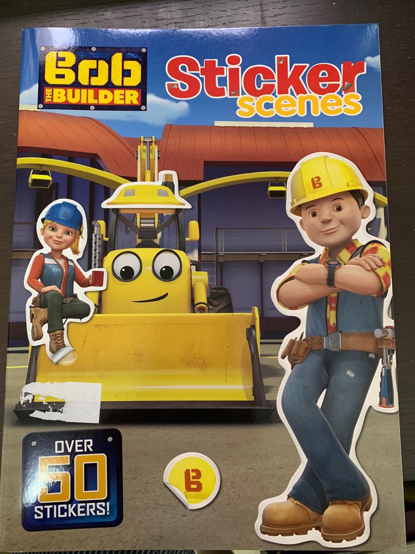 Bob the Builder Sticker scenes, 興趣及遊戲, 書本 & 文具, 教科書 - Carousell