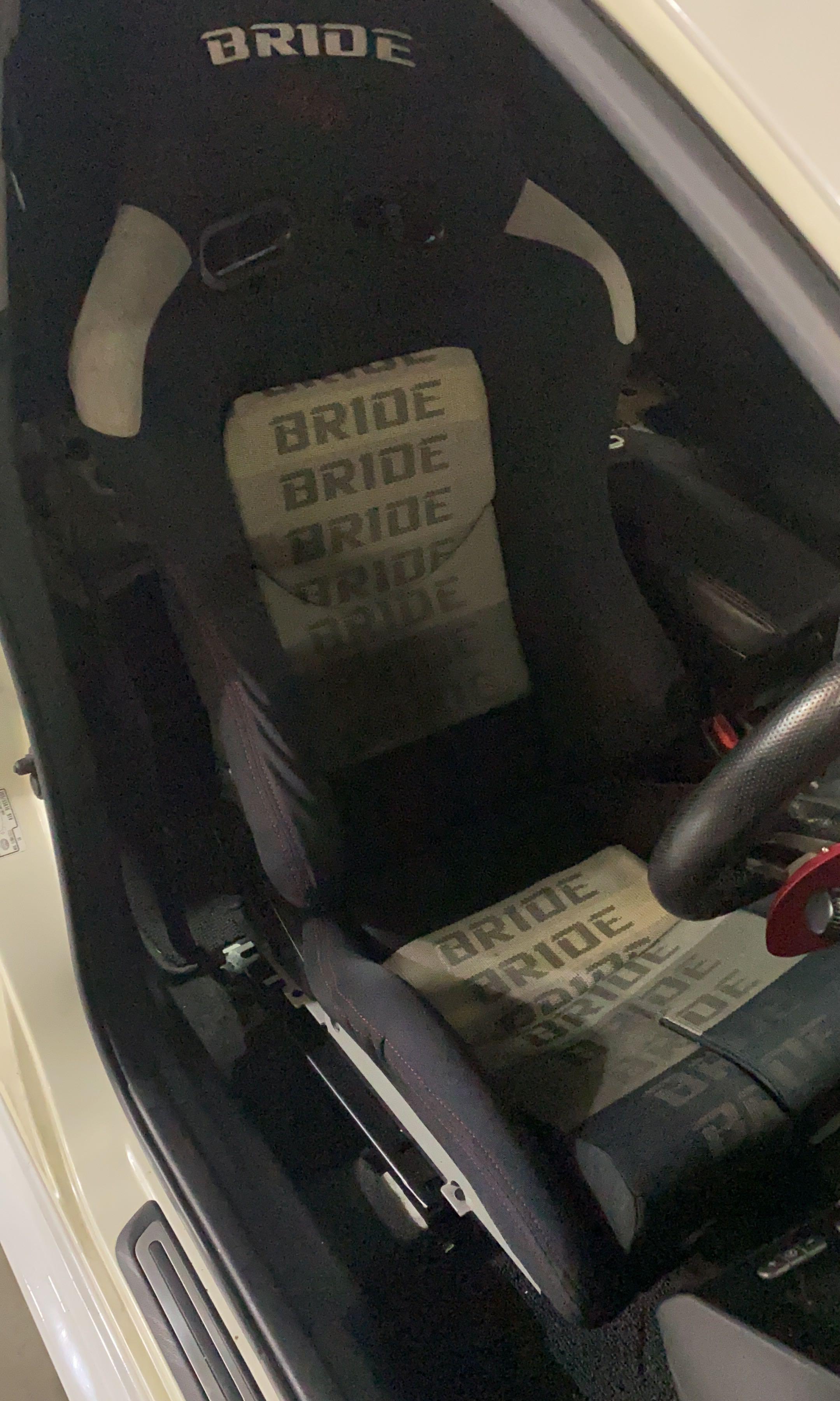 Bride Replica Semi Bucket Seat w/ rails & bracket for Honda Civic, Car ...