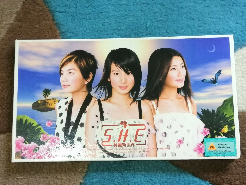 CD VCD S.H.E SHE Selina Hebe Ella - Mei Li Xin Shi Jie 美丽新世界田馥甄陈嘉桦, Hobbies & Toys, Music ...