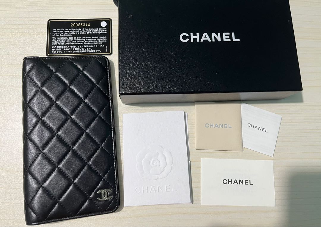 Chanel Lambskin Notebook Cover, Luxury, Bags & Wallets on Carousell