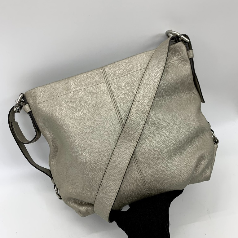 COACH F15064 DUFFLE BEIGE LEATHER SHOULDER BAG 227006967, Luxury, Bags ...