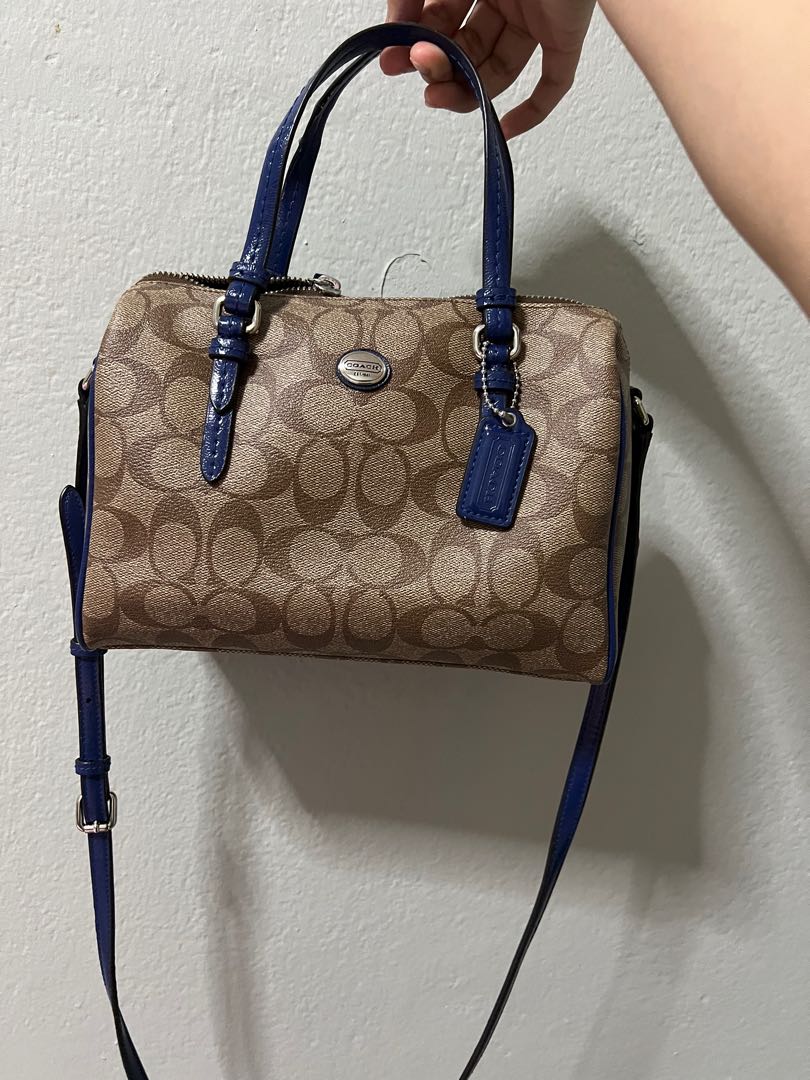 Coach mini 2 way carry bag, Women's Fashion, Bags & Wallets, Cross-body ...