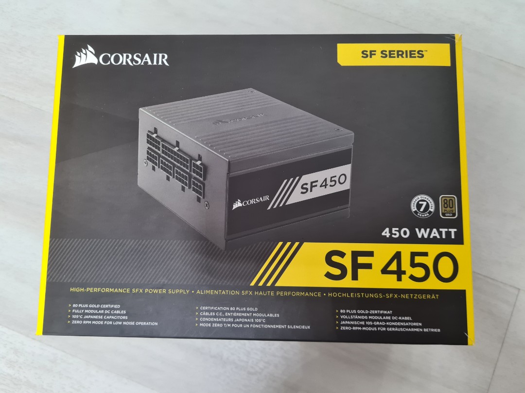 [warranty] Modular, Gold, SFX PSU. Corsair SF450, Computers & Tech ...